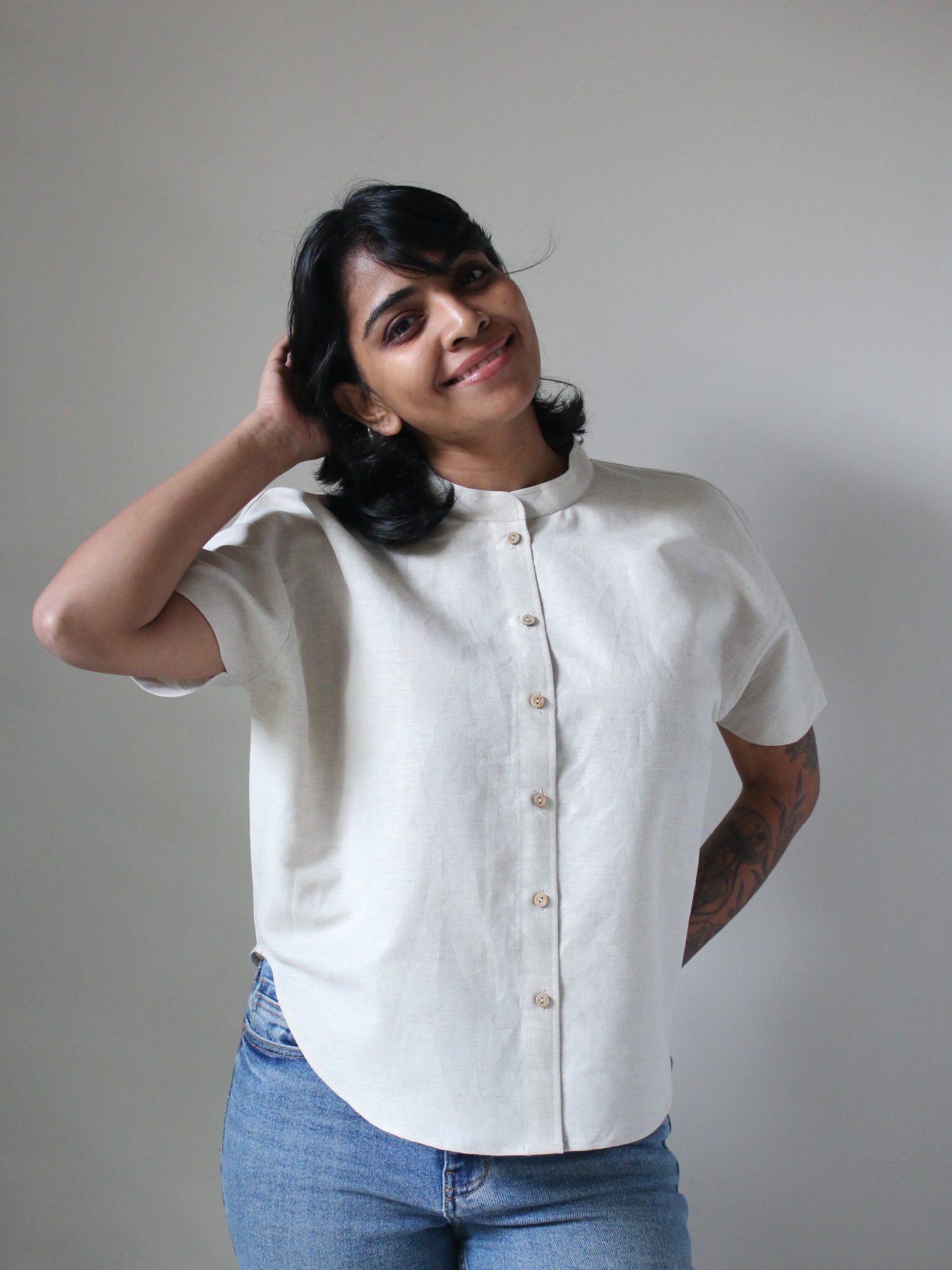 The Canopy Shirt (Stone) – Chao